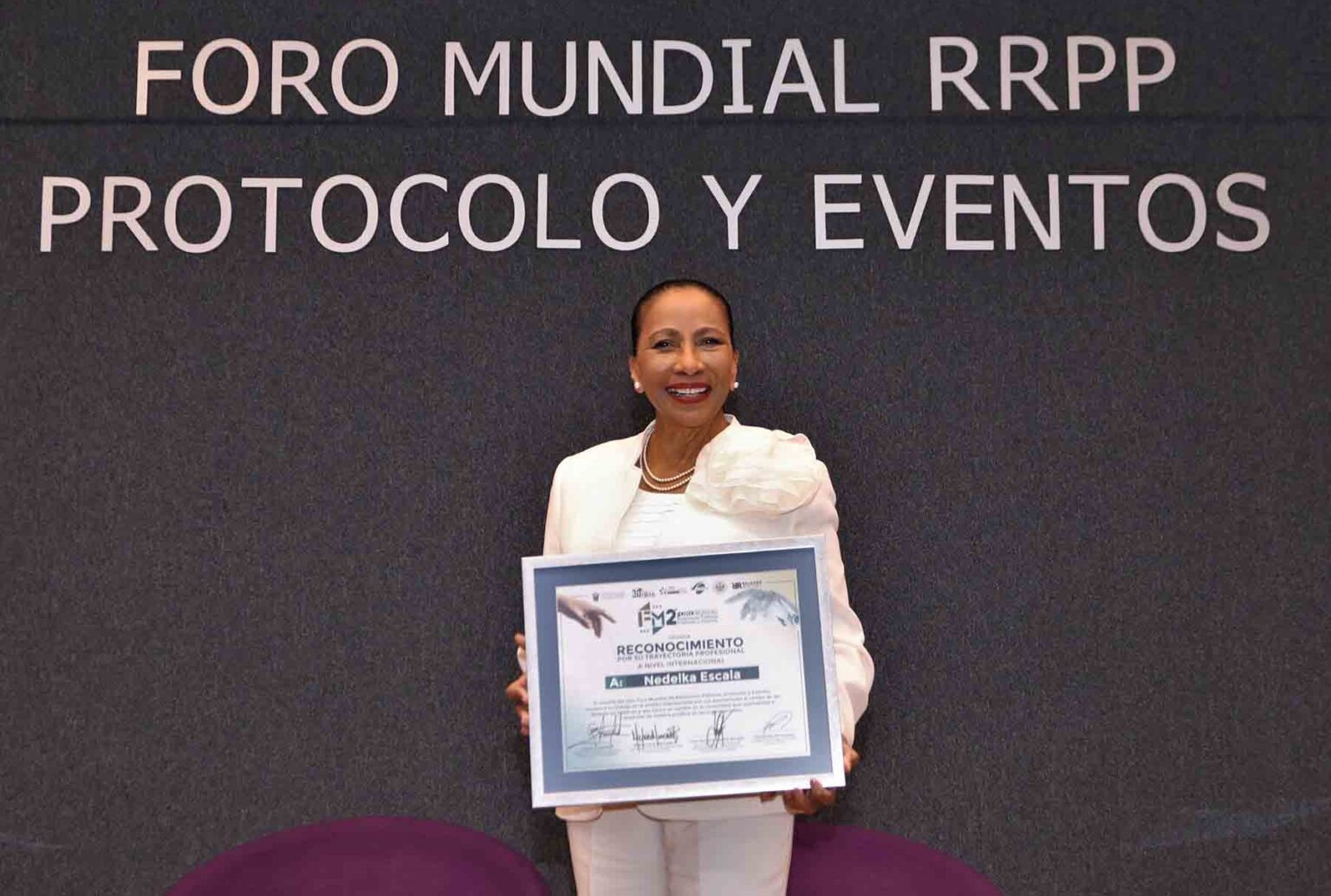 Reconocen la trayectoria de Nedelka Escala Pacheco - Opinión Política